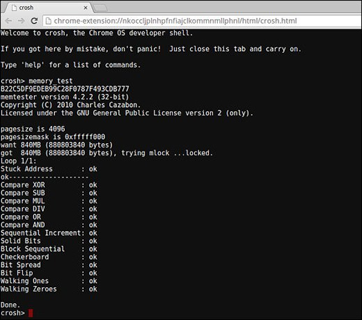 ChromeOS Shell(CROSH)을 사용하여 하드웨어 문제 해결 | HP® 고객 지원