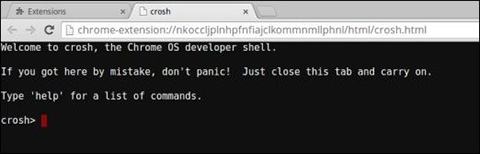 แก้ไขปัญหาฮาร์ดแวร์โดยใช้ ChromeOS Shell (CROSH) | ฝ่ายสนับสนุนลูกค้า HP®