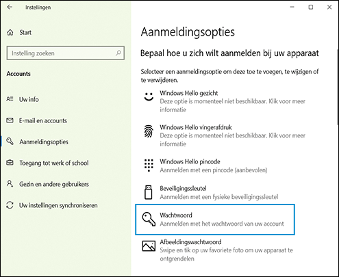 HP pc's - Gebruikersaccounts en aanmeldingen beheren in Windows 10 | HP ...