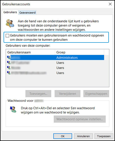 HP pc's - Gebruikersaccounts en aanmeldingen beheren in Windows 10 | HP ...