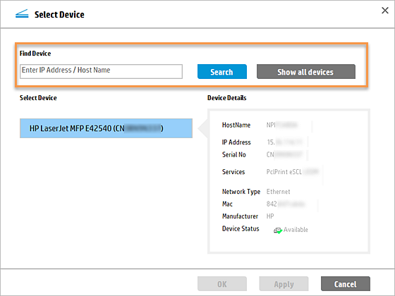 HP LaserJet MFP M430, M431, M480, E42540, E47528 - Scan from the ...