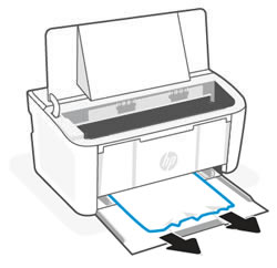 HP LaserJet M109-M112 printers - Paper jam error | HP® Support