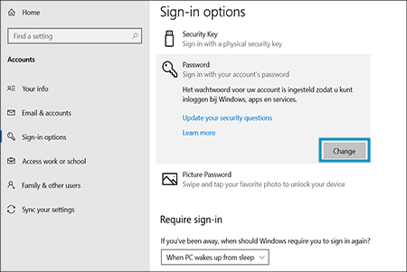 HP pc's - Het wachtwoord van uw computer wijzigen of herstellen in ...
