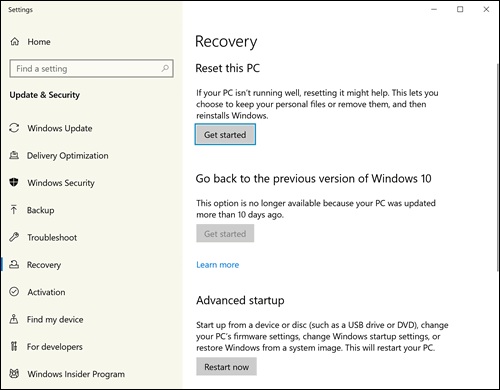 HP PCs - Reset the computer | HP® Customer Support