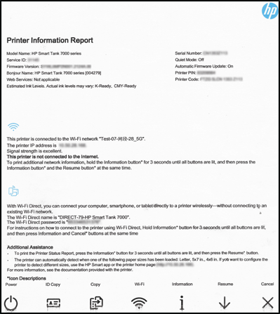 HP Smart Tank Printers - Printing reports and self-test pages | HP® Support