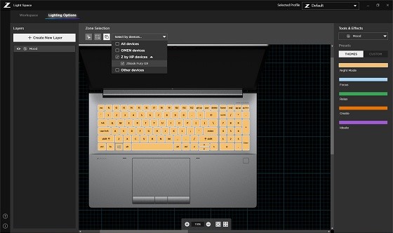 Estaciones de trabajo HP ZBook - Uso de Z Light Space | Soporte al ...