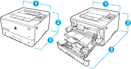 HP LaserJet Pro 4001-4004 - Printer specifications | HP® Support