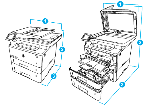 HP LaserJet Pro MFP 4101-4102 - Printer specifications | HP® Support