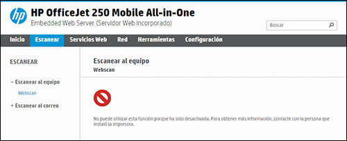 Use el servidor Web incorporado (EWS) de la impresora HP | Soporte al ...