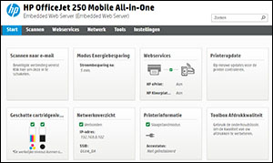 Gebruik de HP printer Embedded Web Server (EWS) | HP® Klantondersteuning