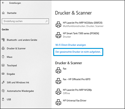 HP Drucker – Installation des integrierten Windows-Treibers fehlgeschlagen | HP® Kundensupport