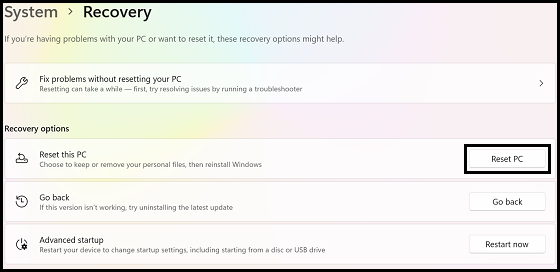 HP PCs - Reset the computer | HP® Support
