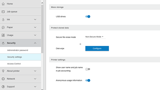 Retrieving printer usage information | HP® Support