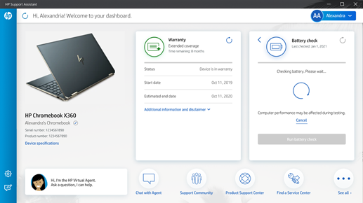 HP Chromebooks and HP Chromebases - HP Support Assistant for Chrome ...