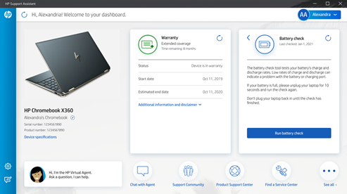 HP Chromebooks and HP Chromebases - HP Support Assistant for Chrome ...