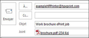 Imprimantes HP - Imprimer avec HP ePrint | Assistance clientèle HP®