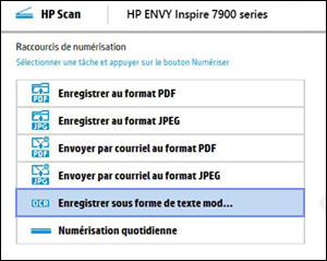 Imprimantes HP - Numériser en texte modifiable (OCR) avec HP Scan ...