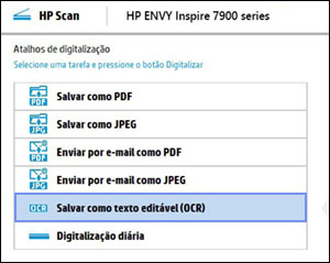 Impressoras HP - Digitalizar como texto editável (OCR) com HP Scan ...