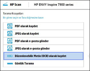HP yazıcılar - HP Scan İle Düzenlenebilir Metin Olarak Tarama (OCR ...
