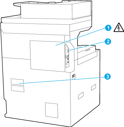 HP Color LaserJet Managed MFP E877, E87740, E87750, E87760, E87770 ...