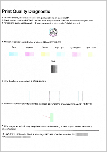 HP DeskJet, ENVY 6000, 6400 printers - Printing self-test pages | HP ...