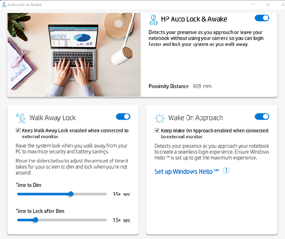 HP Elite 电脑和 HP 显示屏 - HP Auto Lock and Awake 常见问题 | HP® 支持