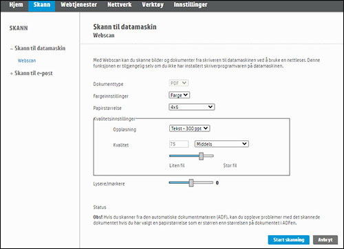Slik skanner du med en HP-skriver | HP® Brukerstøtte