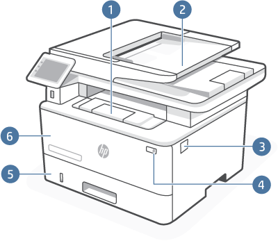 HP LaserJet Pro MFP 4101-4104 - Setting up the printer | HP® Customer Support