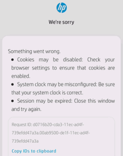 HP printers - Cannot sign in to or create an HP Smart account | HP ...
