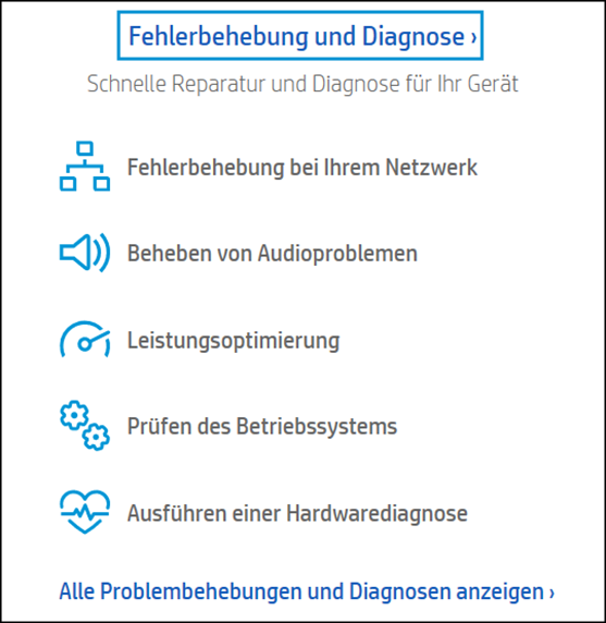 HP PCs – Verwenden von HP Support Assistant (Windows) | HP® Kundensupport