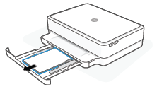 Standard top output bin full Remove all paper from bin | HP® Support