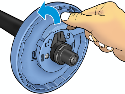 Load a roll onto the spindle | HP® Customer Support