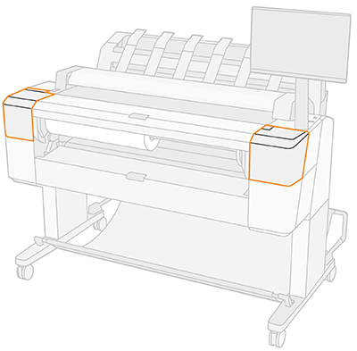 Handling ink cartridges and printhead - HP DesignJet T2600 MFP | HP ...