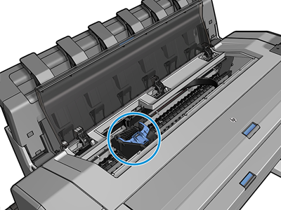 Handling ink cartridges and printhead - HP DesignJet T2600 MFP | HP ...