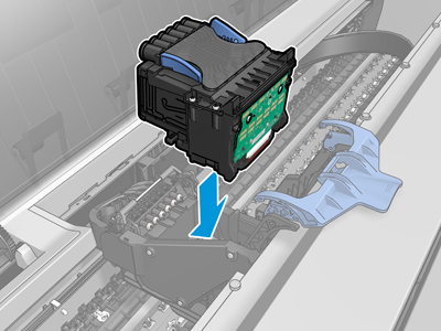 Handling ink cartridges and printhead - HP DesignJet T2600 MFP | HP ...