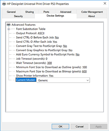 General printer settings | HP® Customer Support