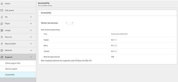 General printer settings | HP® Support