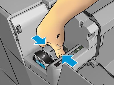 Remove an ink cartridge | HP® Support