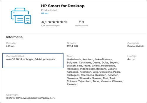 Kan de HP Smart printer-app niet downloaden en installeren | HP ...