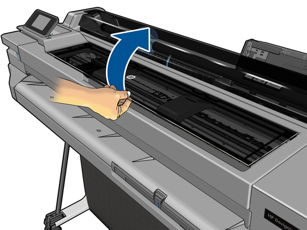 Replace Printhead - HP DesignJet T100/T500 Printer Series | HP® Support