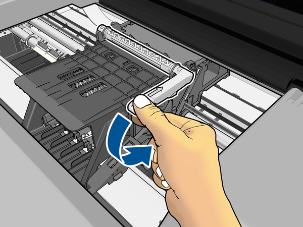 Replace Printhead - HP DesignJet T100/T500 Printer Series | HP® Support