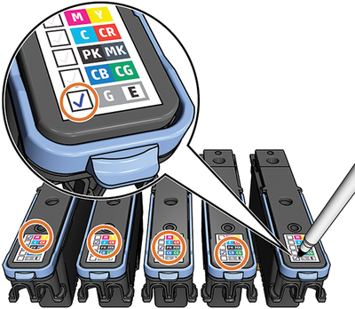 Handling ink cartridges and printheads - HP DesignJet Z6/Z9+ | HP® Support