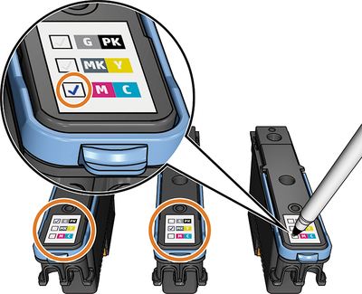 Handling ink cartridges and printheads - HP DesignJet T1700 Series | HP ...
