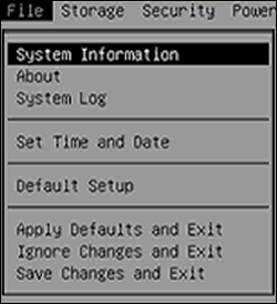 PC HP Desktop - Opzioni di menu e informazioni sull'utilità di ...