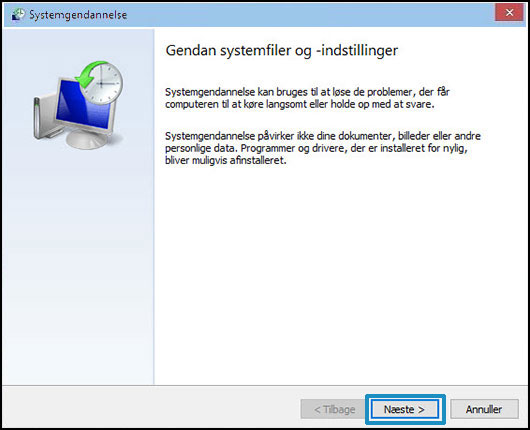 HP-pc'er – Fejlmeddelelser vises på en blå skærm (Windows 10) | HP®-support