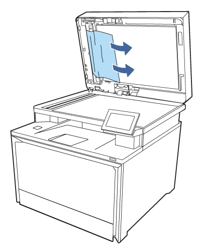 HP Color LaserJet Pro MFP 4301, 4302, 4303 - 31.13.01 or 31.13.02 jam error in the document ...