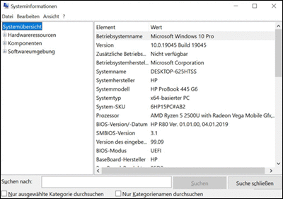 HP Notebooks – Ermitteln der technische Daten, wenn sie online nicht ...