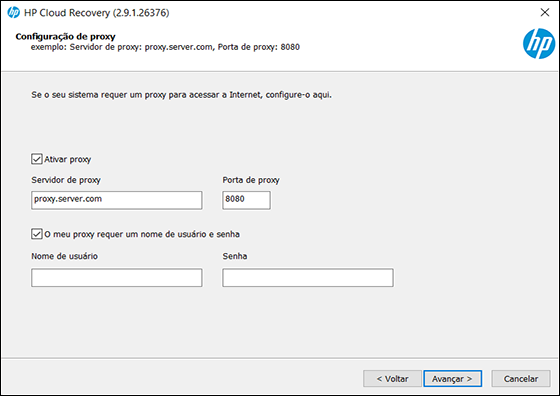 Execução da HP Cloud Recovery Tool | Suporte ao cliente HP®