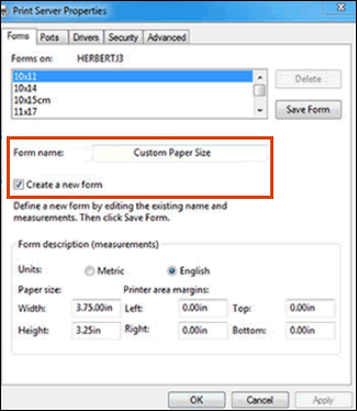 HP printers - Create custom paper sizes | HP® Customer Support