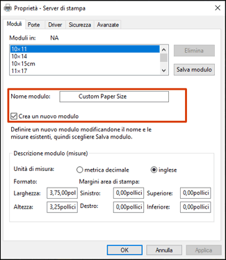 Stampanti HP - Creazione di formati carta personalizzati | Assistenza HP®